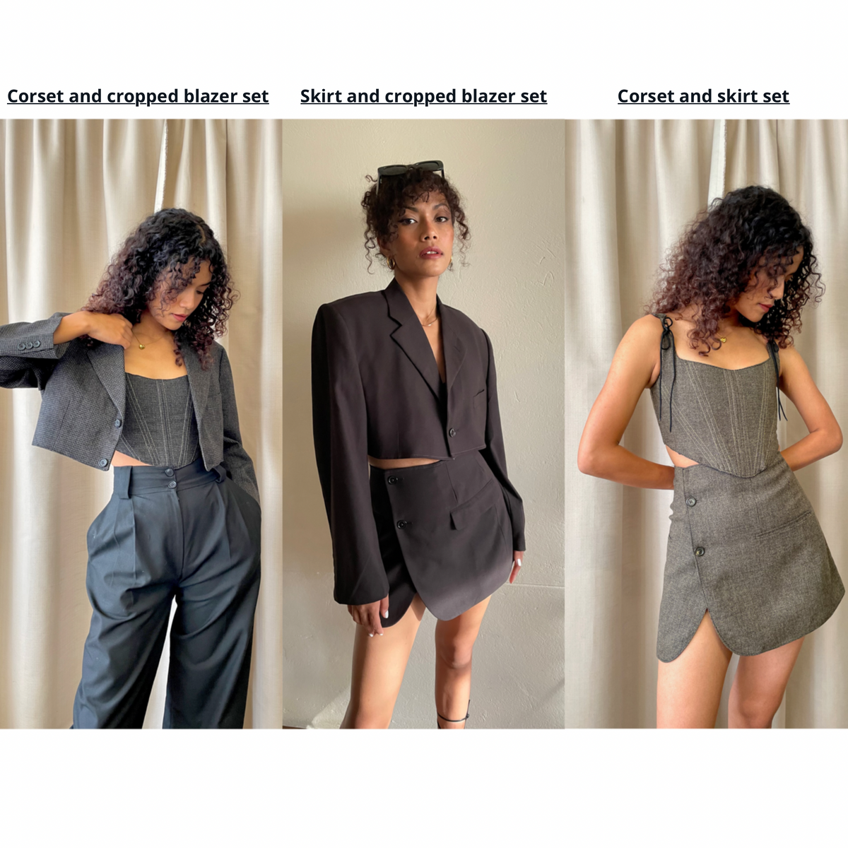 Reworked blazer set – The Local Vintage